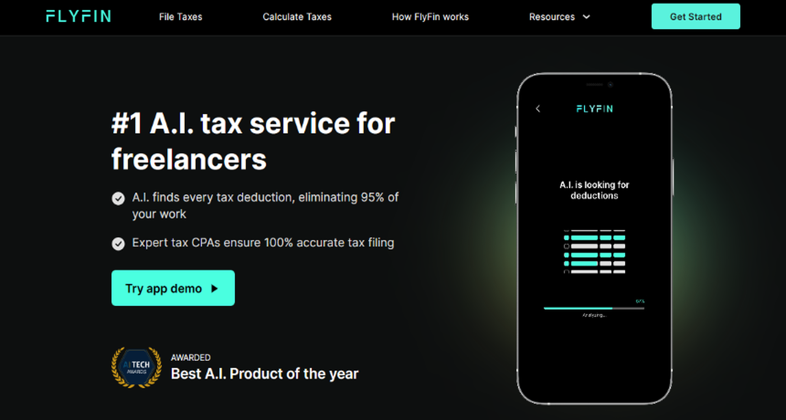 FlyFin: AI-Powered Tax Solution for Freelancers | Top AI Tools
