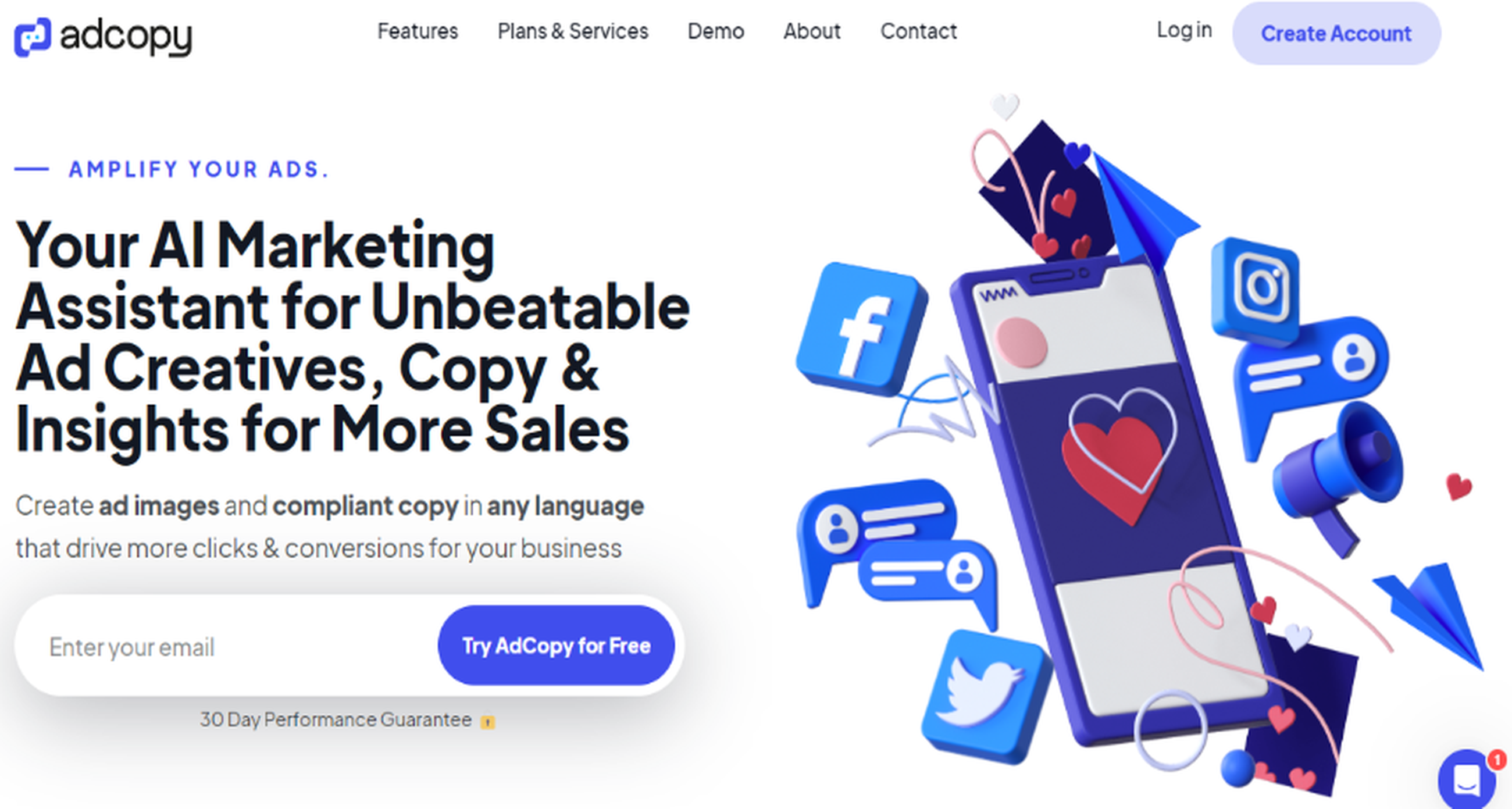 AdCopy: AI Marketing Assistant | Top AI Tools