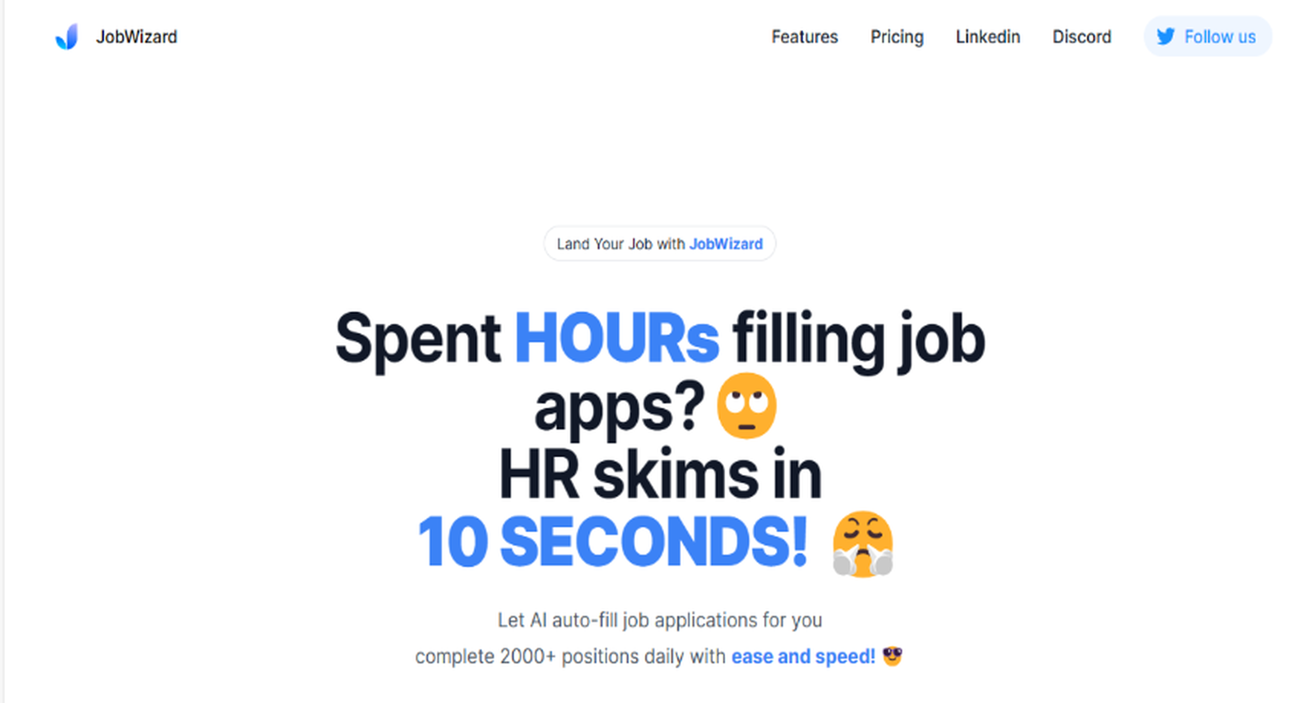 JobWizard: Job Application Automation | Top AI Tools