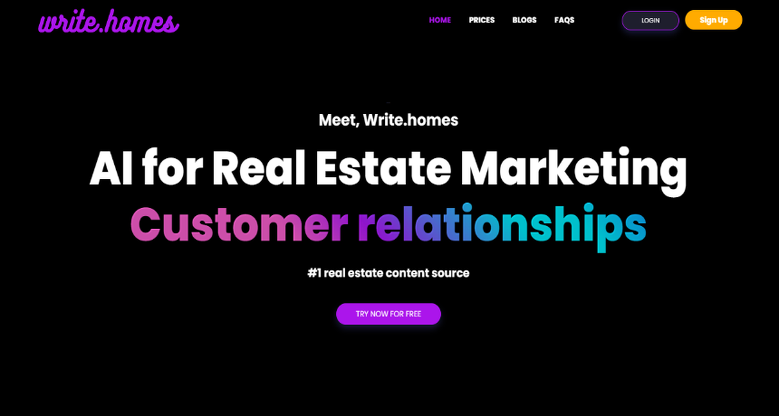 Write.homes: Real Estate Content AI Tools | Top AI Tools