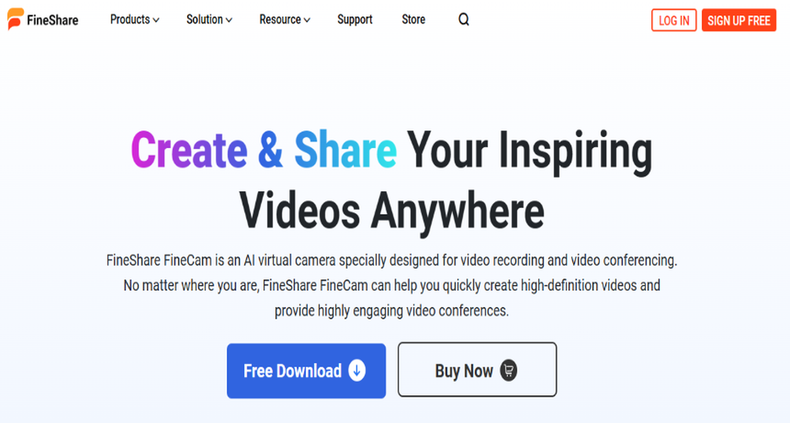 Fineshare FineCam: AI Virtual Camera for Video Conferencing | Top AI Tools