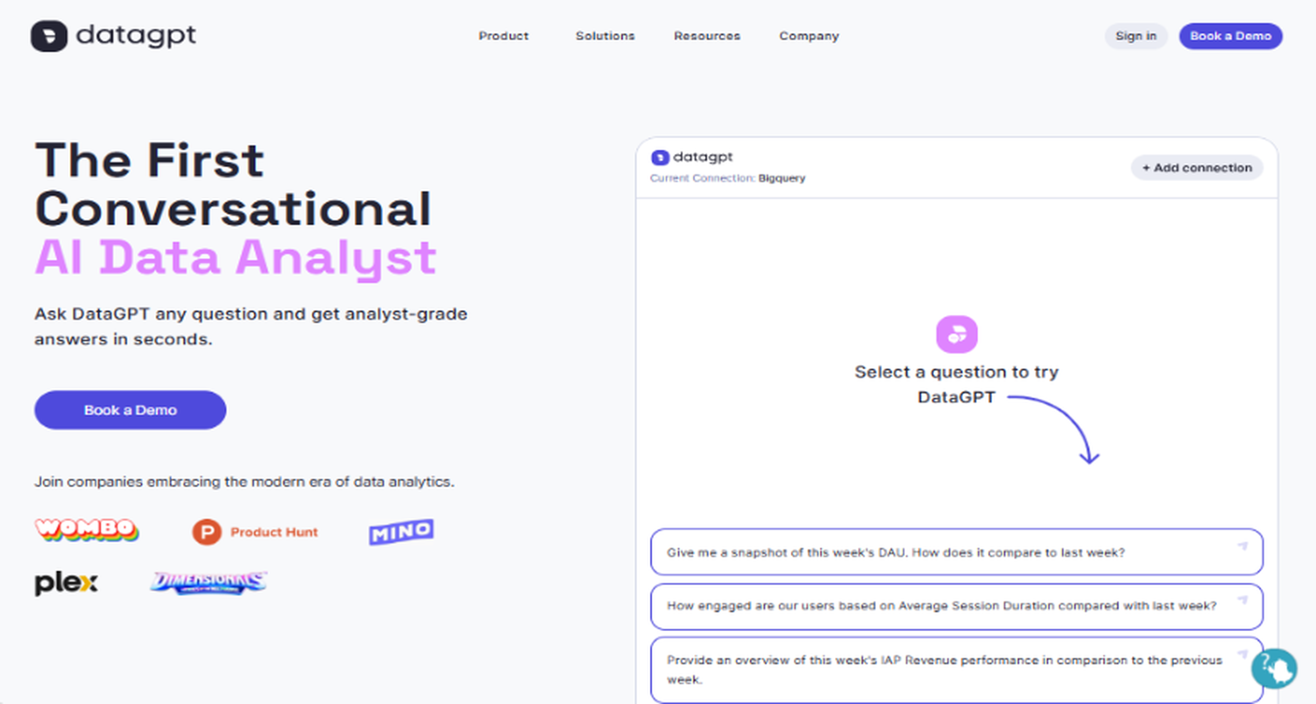 DataGPT: Data Analytics | Top AI Tools
