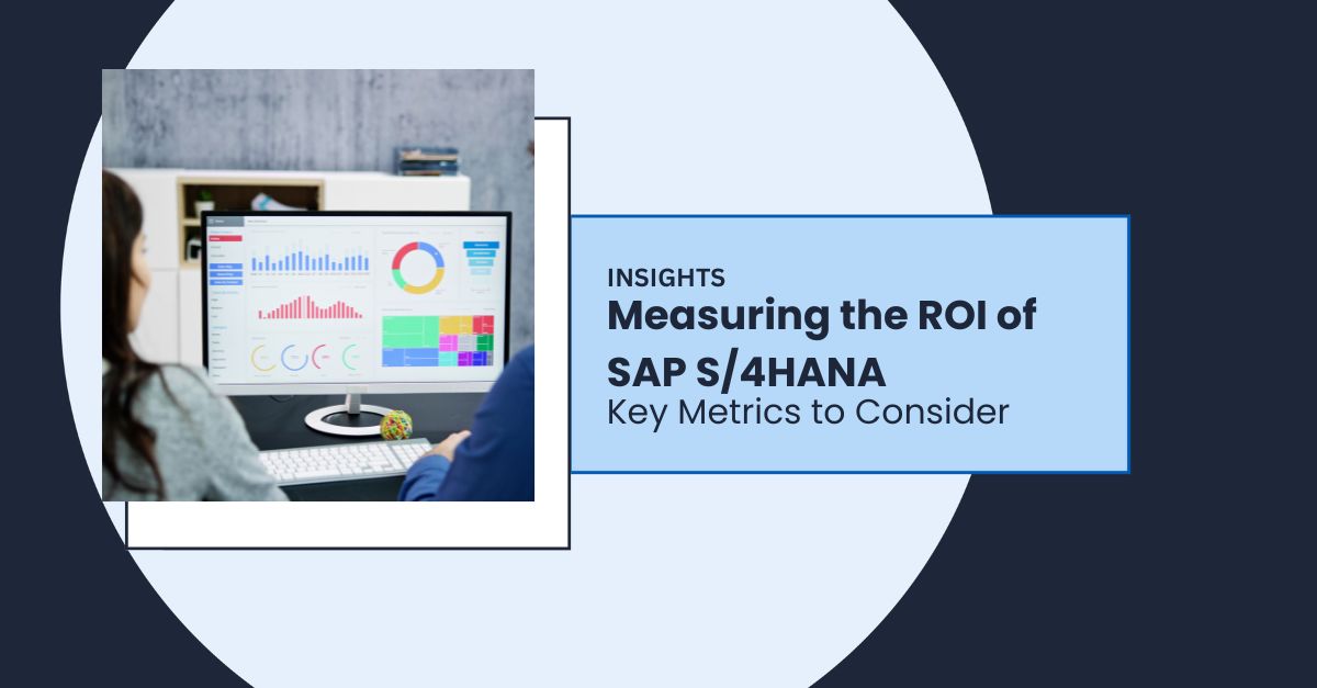measuring the roi of SAP s/4 hana
