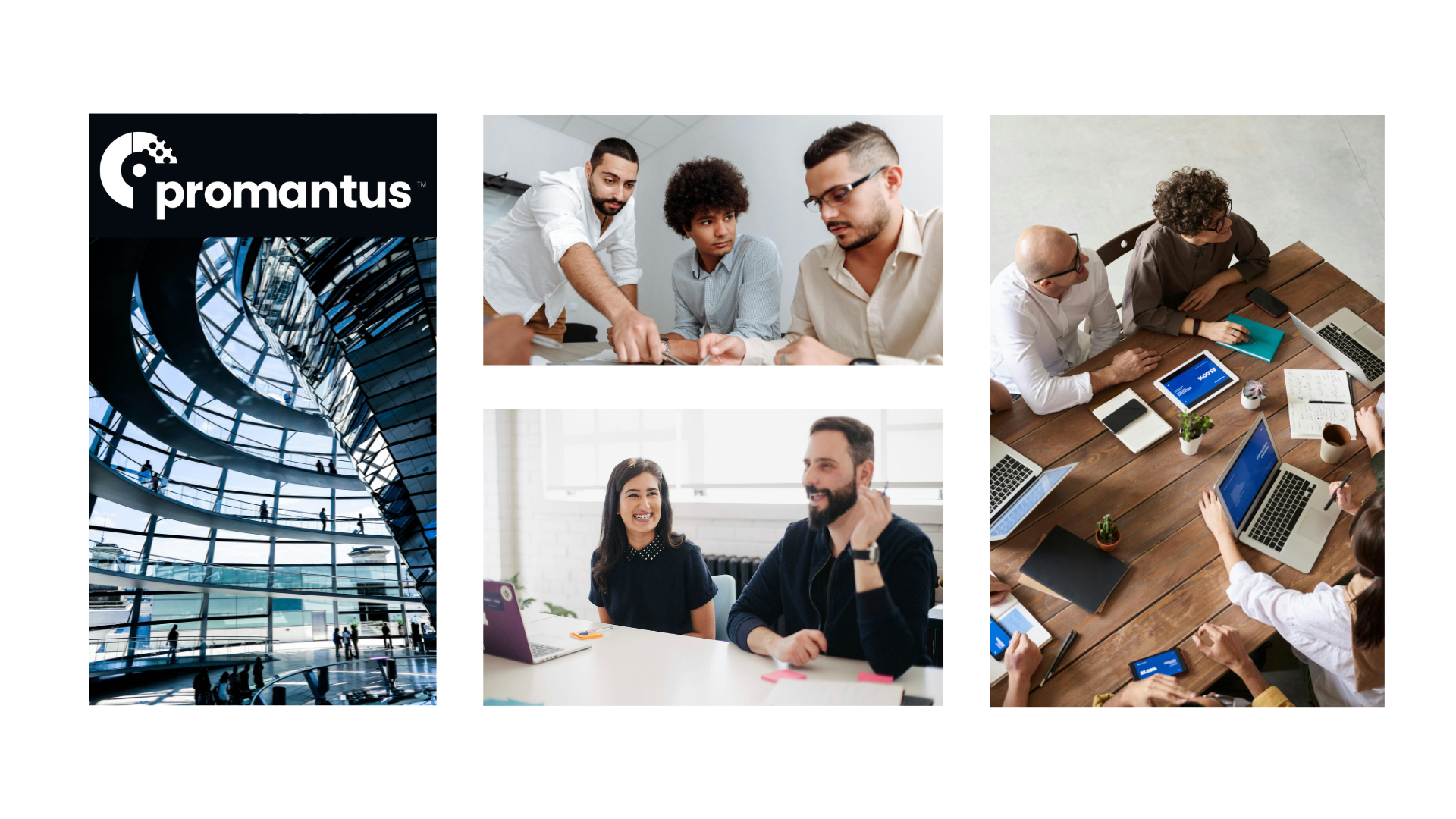 people working promantus logo