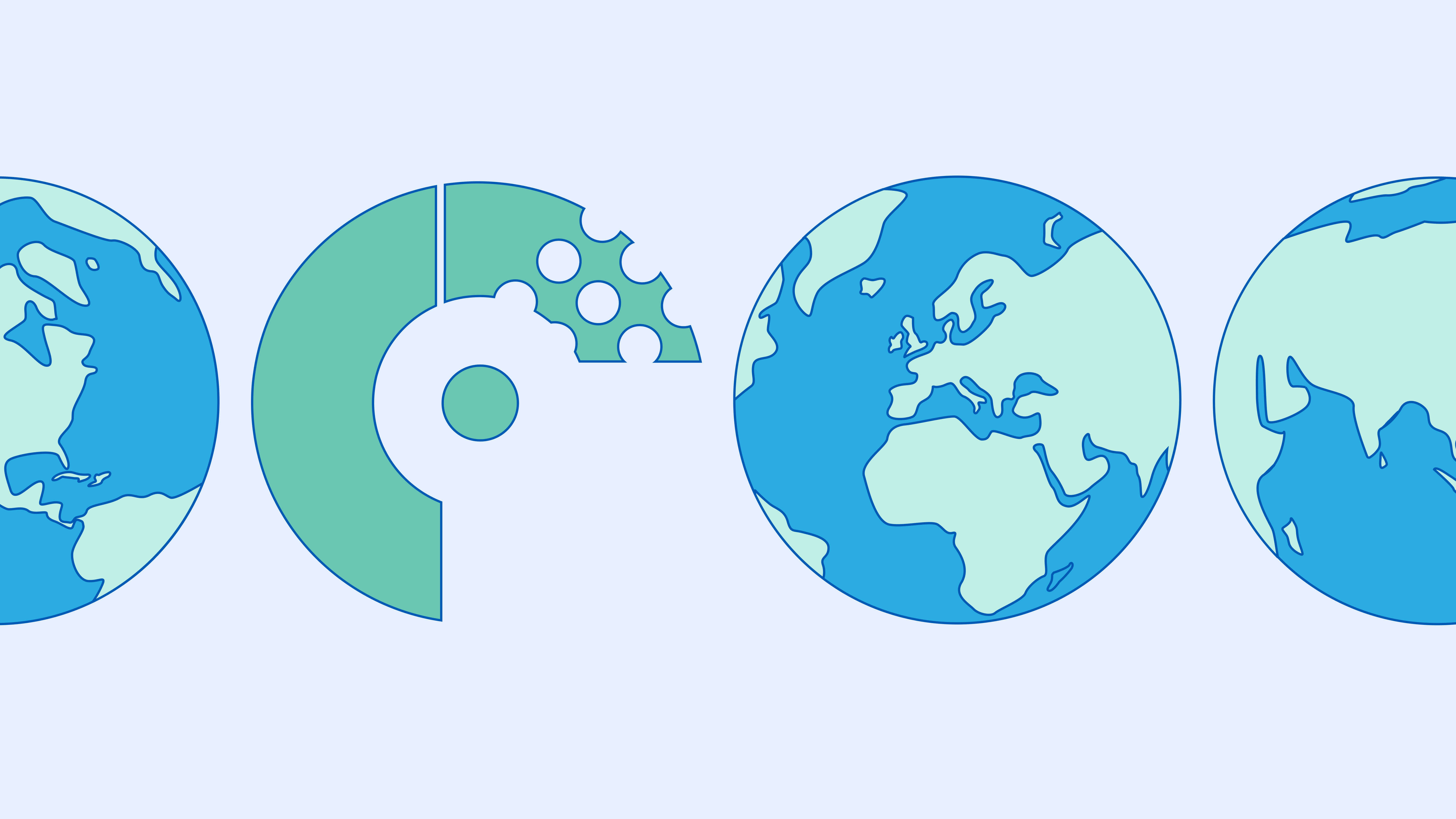 planet earth and the promantus logo
