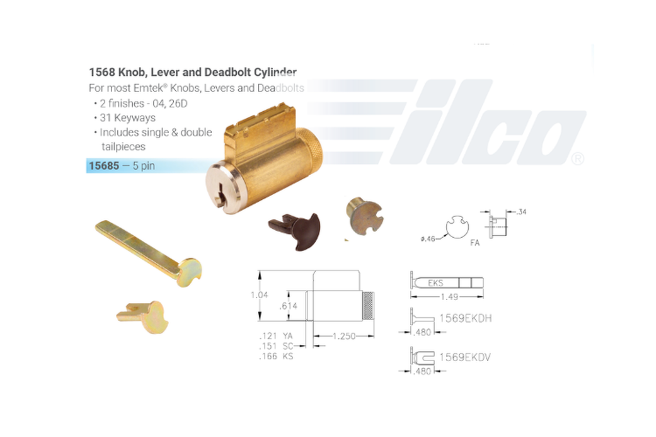 Key-In-Knob | Products | Ilco