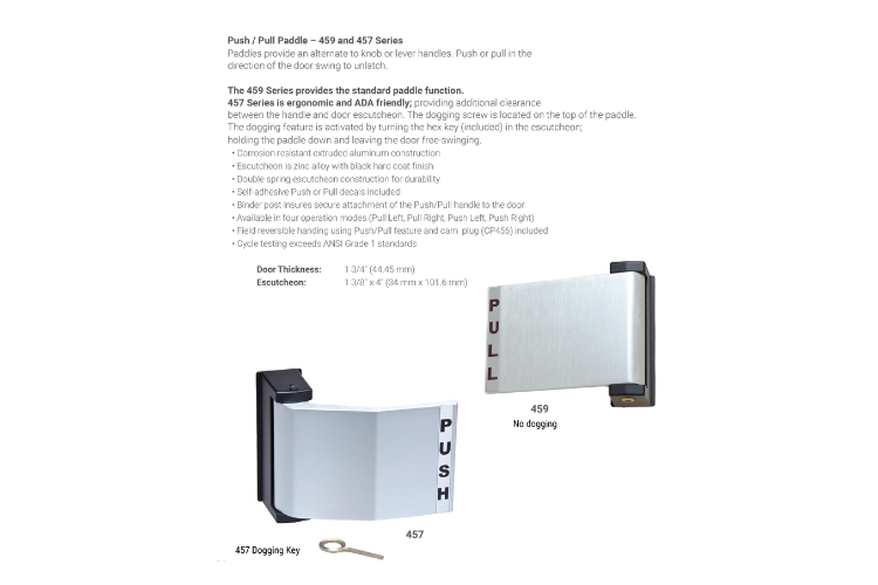 Paddles - 459 | Products | Ilco