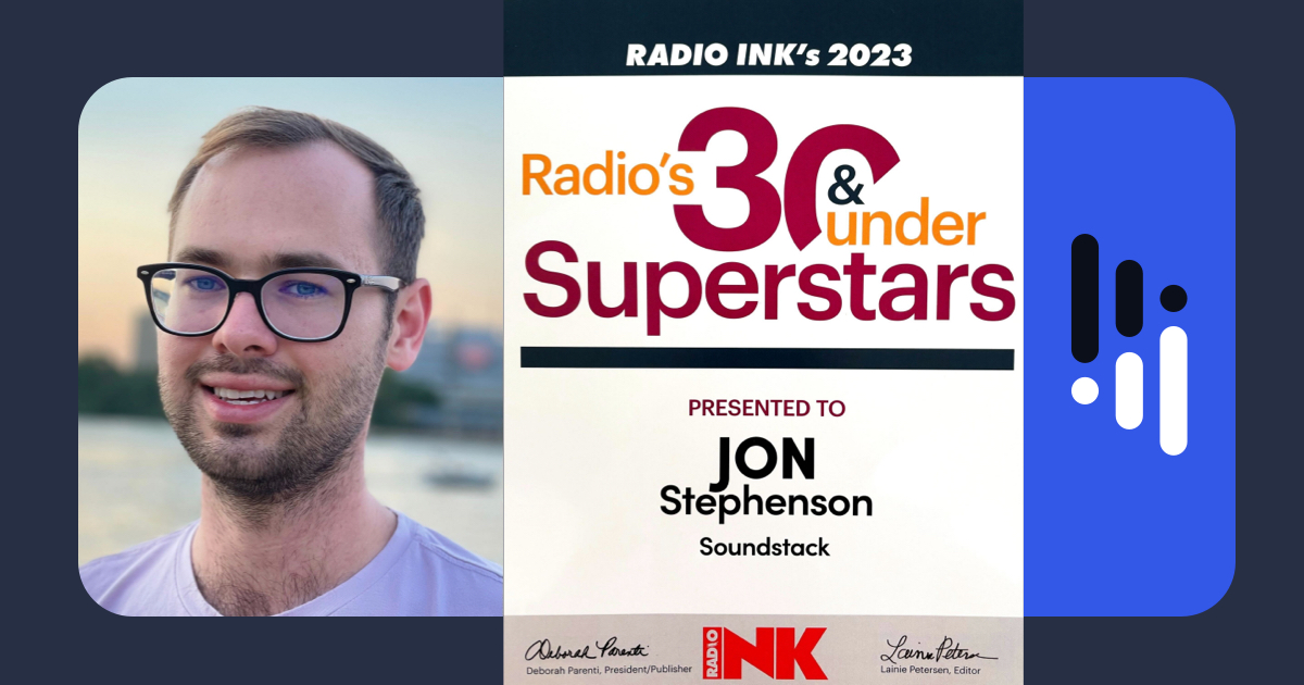 Jon Stephenson wins Radio Ink award