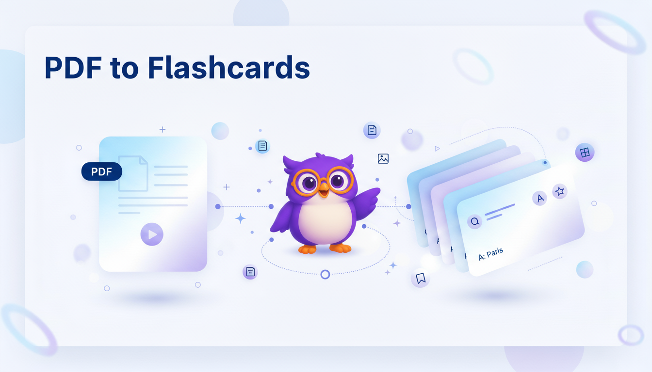 Free PDF to Flashcards Maker | StudyX - Efficient Study Tool