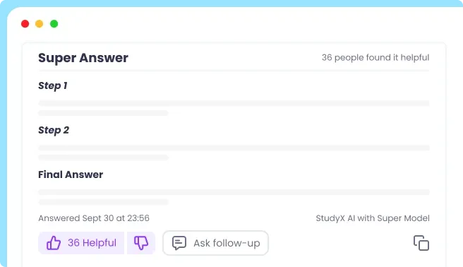 Free AI Homework Helper, Step-by-step & No Sign-up| StudyX