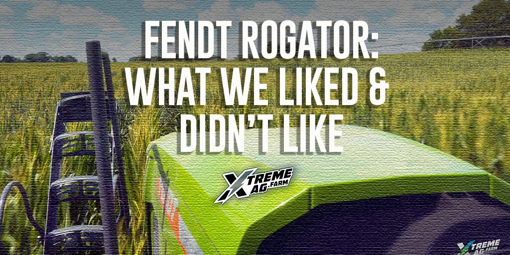 Reviewing the Fendt Rogator Sprayer: Chad's Experience