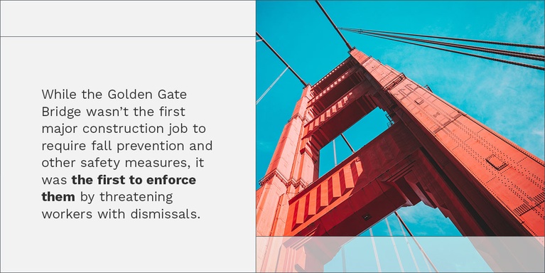 How the Golden Gate Bridge Changed Safety Standards