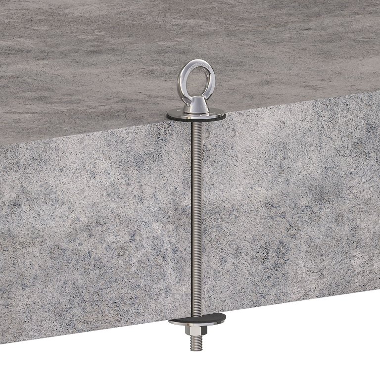 AP124 secure anchor for concrete roof anchor | Kattsafe