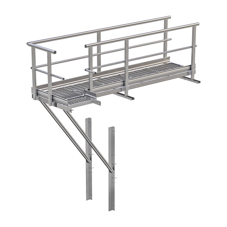 RL429T ladder head landing platform | Kattsafe