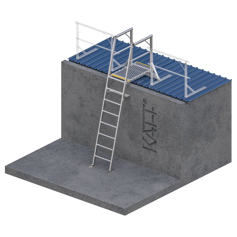 RL mini angled rung ladder | Kattsafe