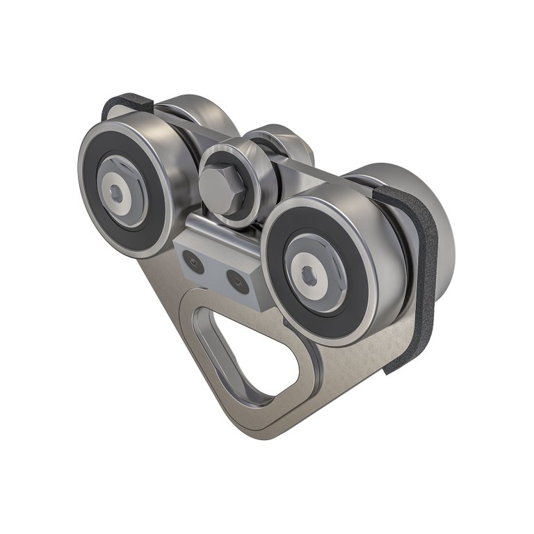 Rigid rail trolley single attachment - braking | Kattsafe