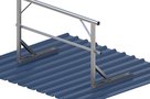 Guardrail - metal deck mount | Kattsafe