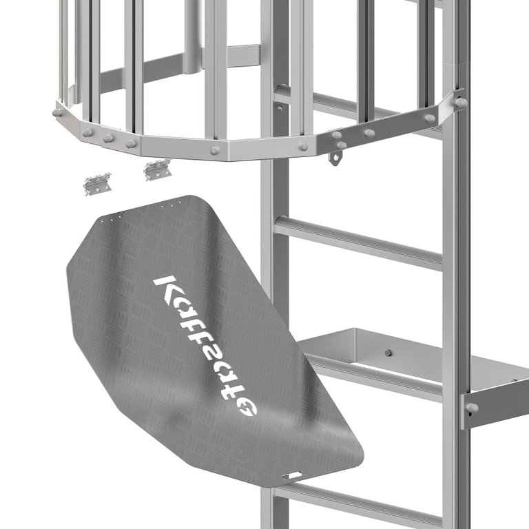 RL425 lockable ladder cage gate | Kattsafe