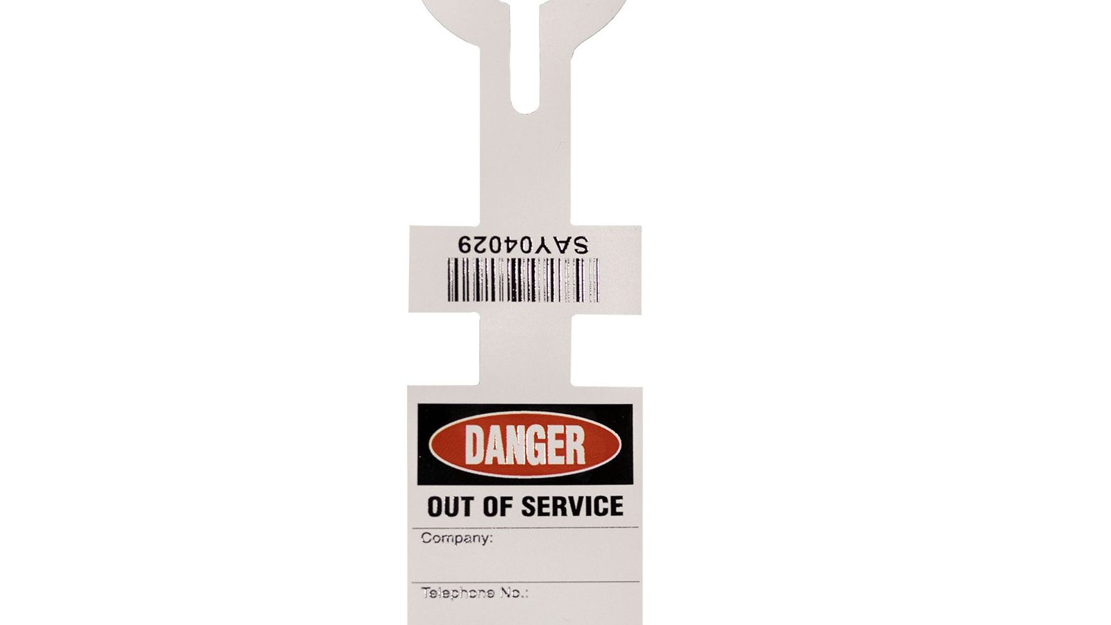 SD980 Out of service tag | Kattsafe