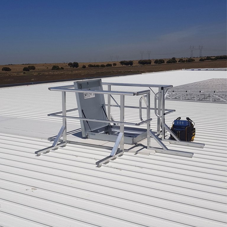 Hinged Roof Access Hatch | Kattsafe