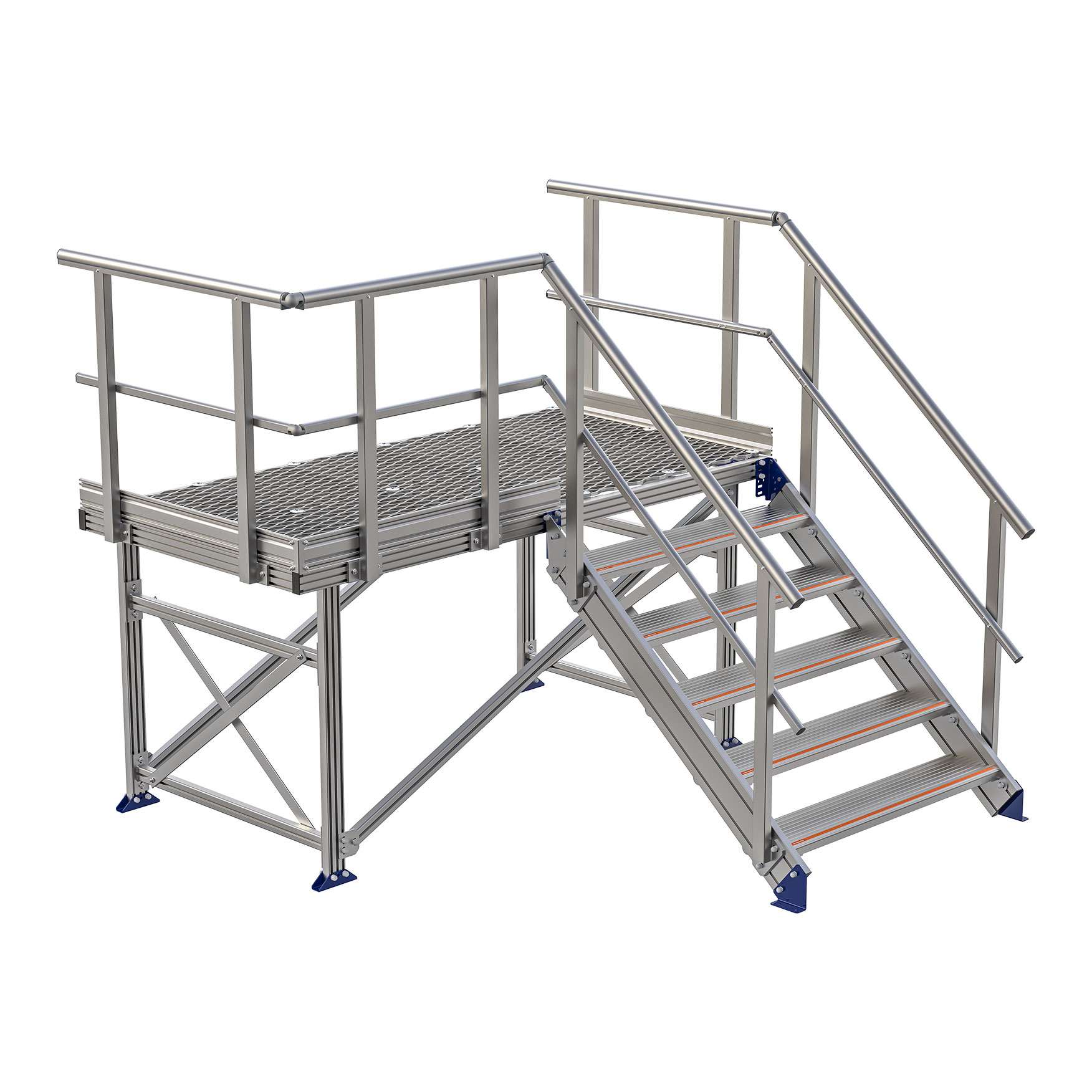 Aluminum Stairs And Platforms