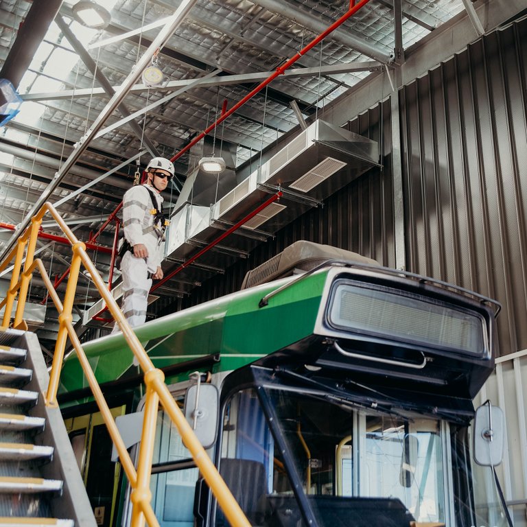 Rigid 130 rail – purlin mount in-line | Kattsafe