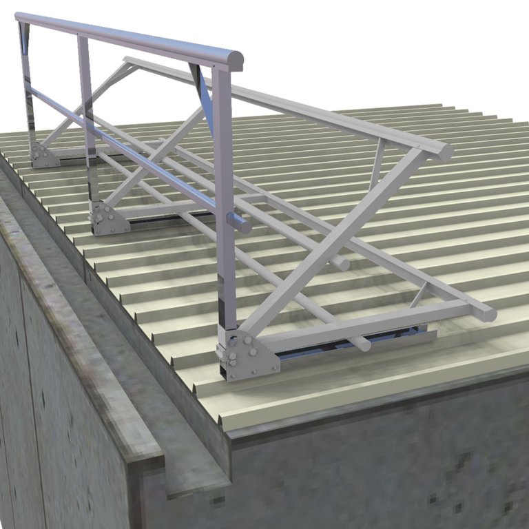 Fold down guardrail | Kattsafe