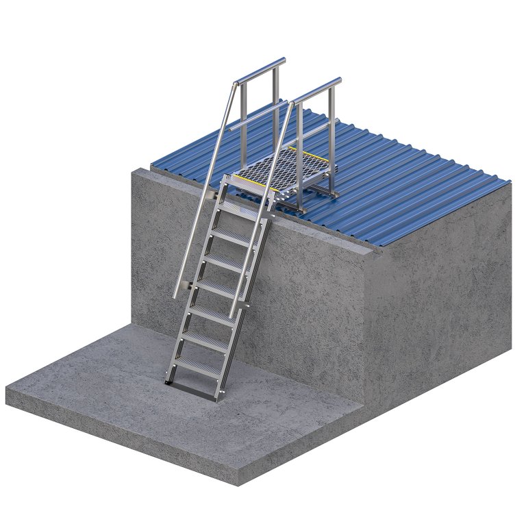 Modular step ladder, 900mm platform | Kattsafe
