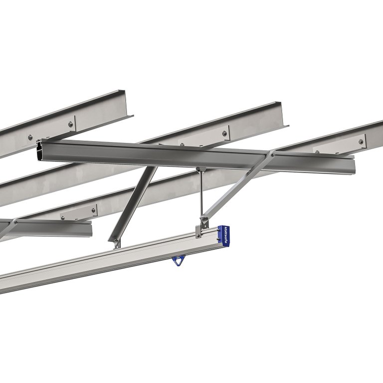 Rigid 130 rail – purlin mount in-line | Kattsafe
