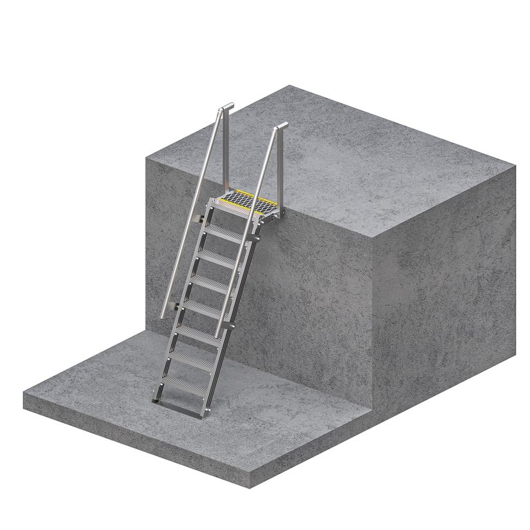 Modular step ladder, 300mm platform | Kattsafe
