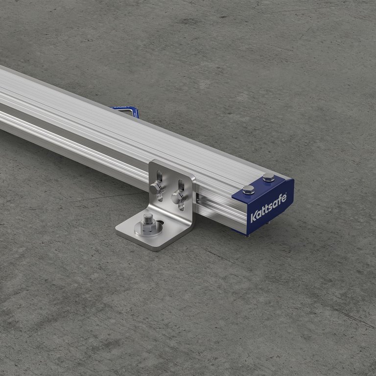 Rigid 130 rail – side/floor mount – 100mm | Kattsafe