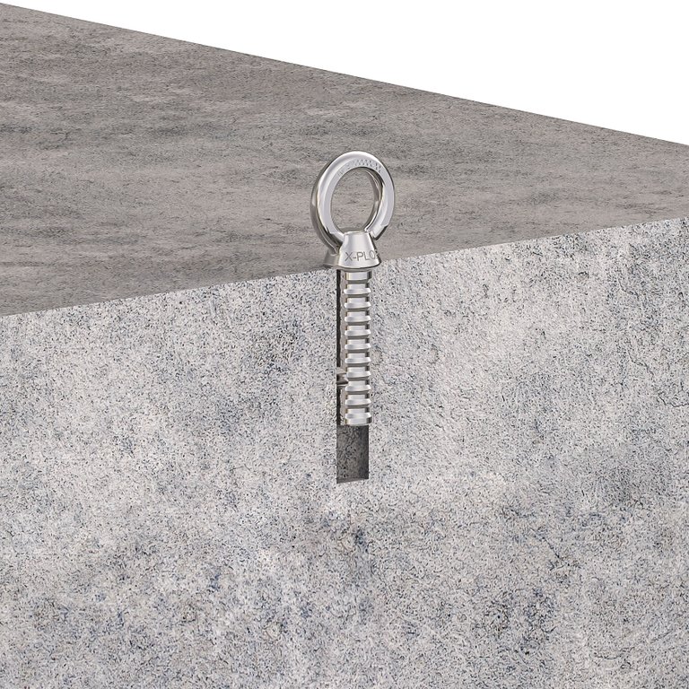 Concrete mount anchor kit – removable eyelet | Kattsafe