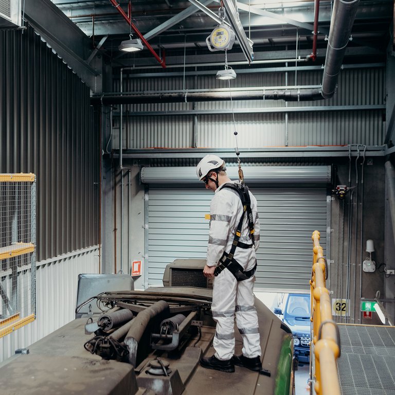 Rigid 130 rail – purlin mount in-line | Kattsafe