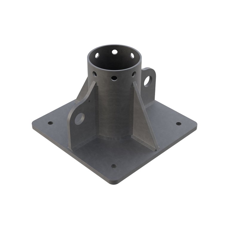 Davit base – floor mount | Kattsafe