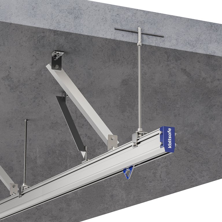 Rigid 130 rail – suspended mount | Kattsafe