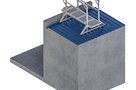 Ladder dock - gutter mount | Kattsafe