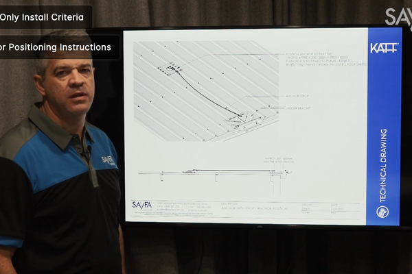 AP115 Anchor strop – Correct positioning of anchors | Kattsafe