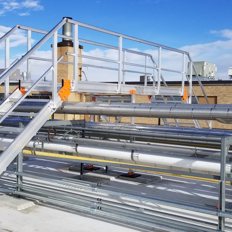 Aluminum stair bridges | Kattsafe
