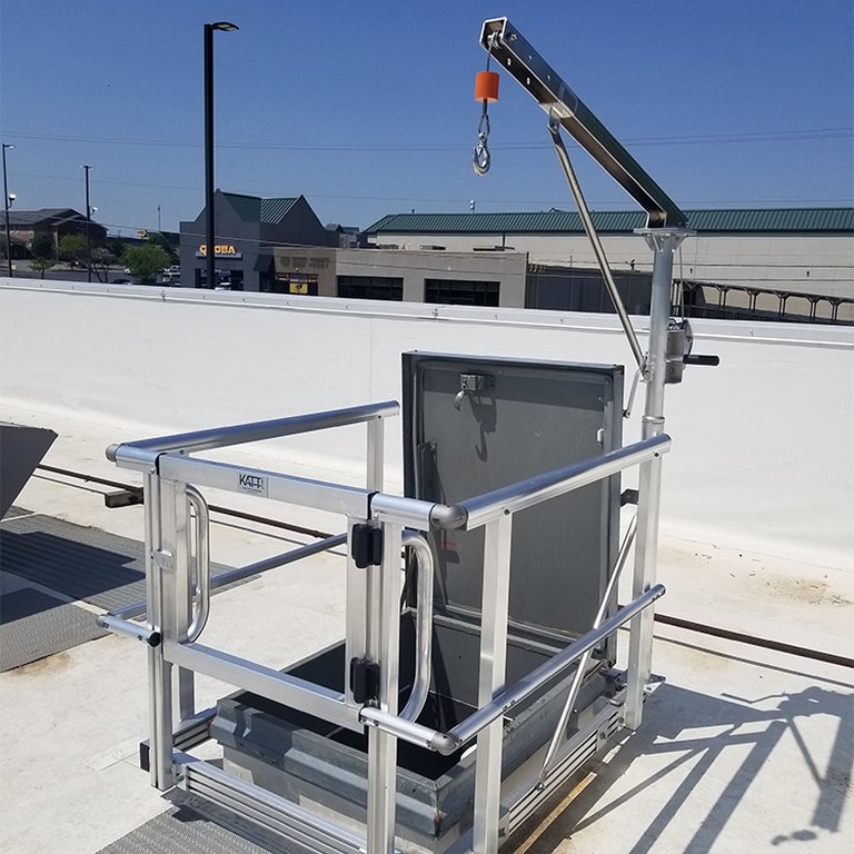 Roof Hatch Hoist System | Kattsafe