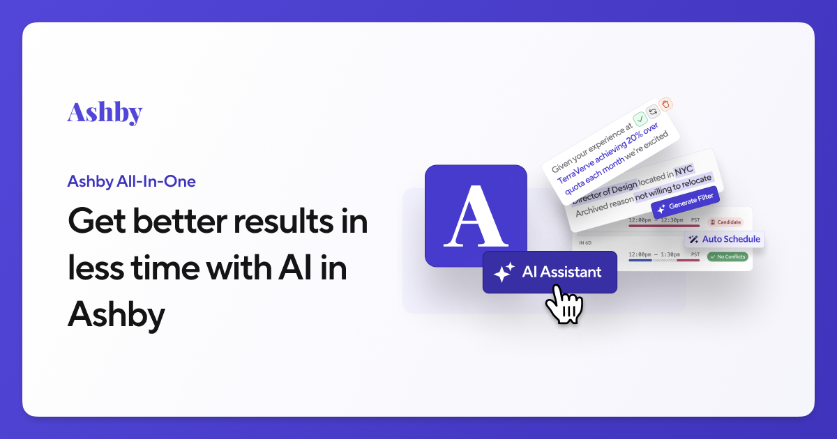 An ATS with AI to Power Your Recruiting | Ashby