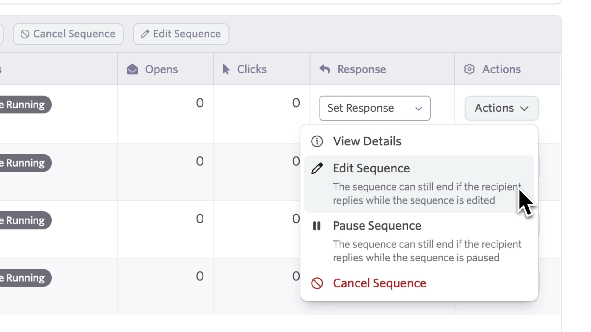 Edit live sequences | Ashby