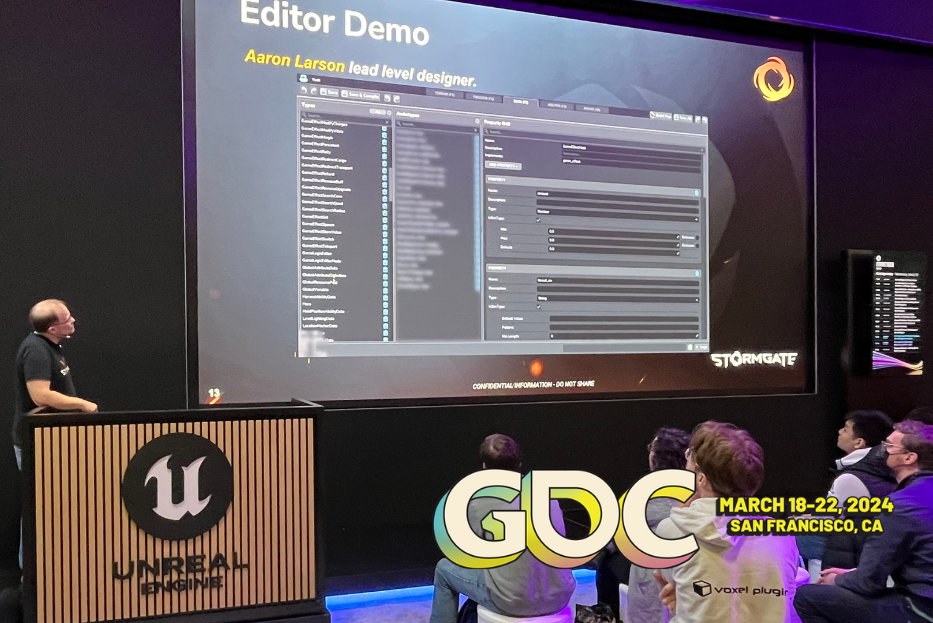 First Look at the Stormgate Editor at GDC 2024 - Stormgate
