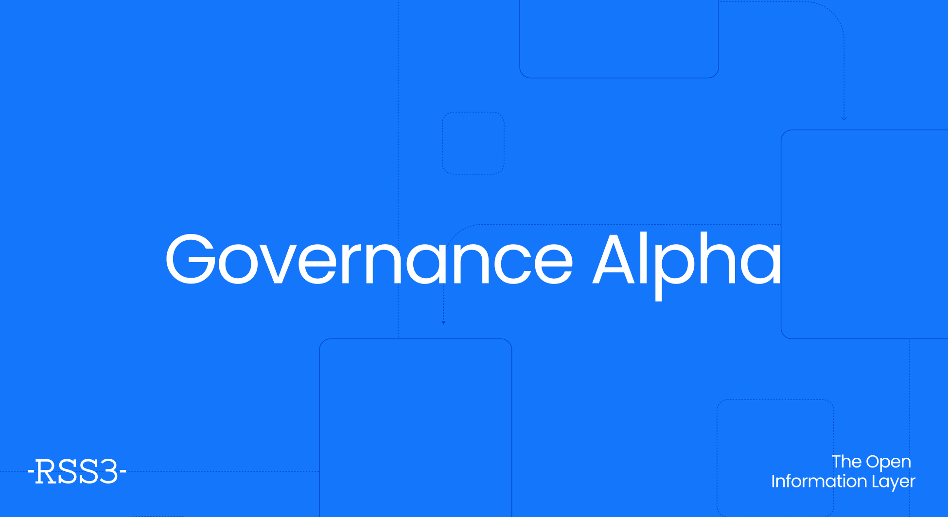 Introducing the RSS3 Governance Alpha