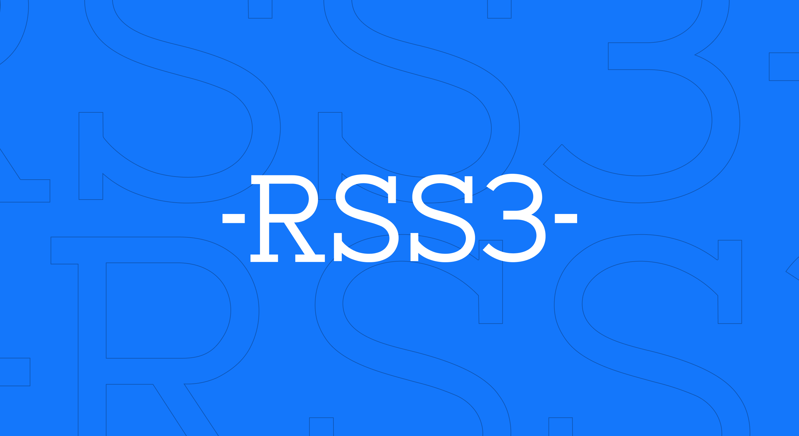 Here Comes RSS3