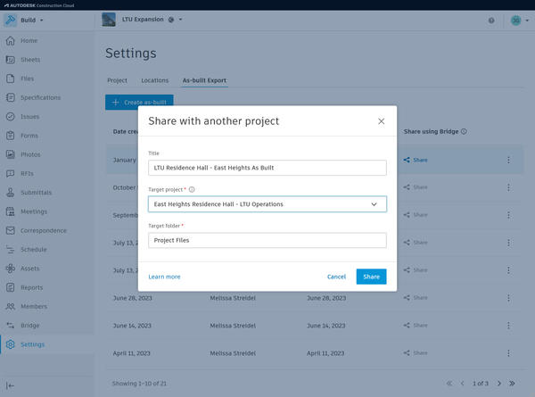 Institutional Construction | Autodesk Construction Cloud