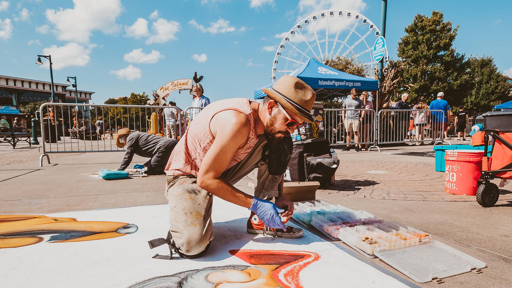 Chalkfest at The Island in Pigeon Forge | The Island in Pigeon Forge