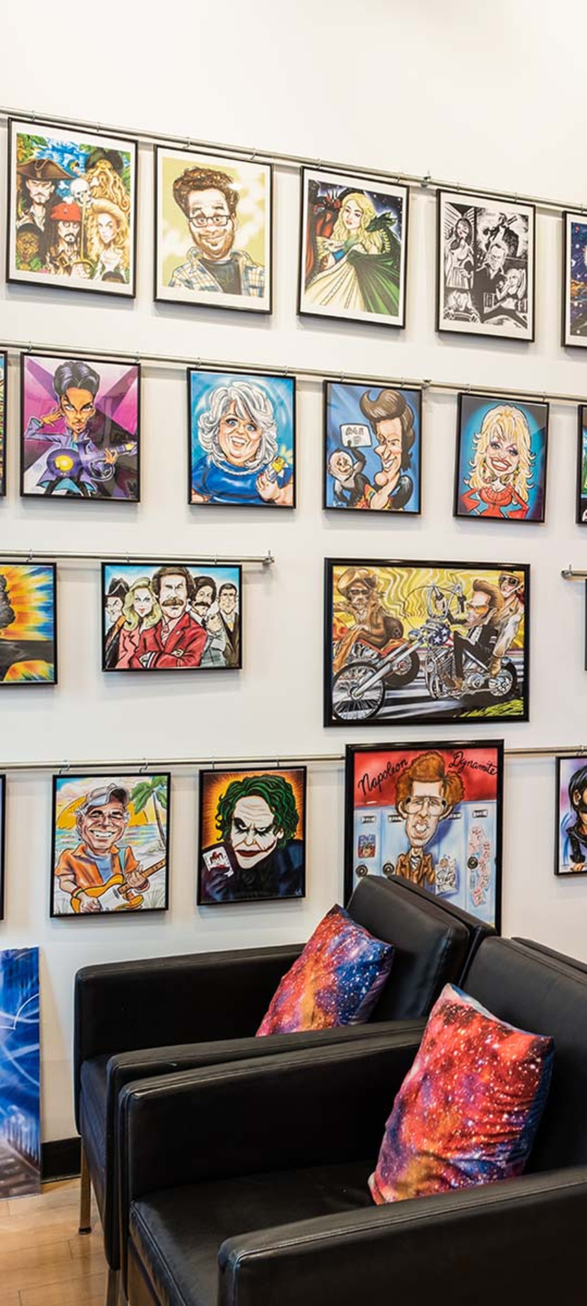 The Cosmic Pen Caricature Studio at The Island | The Island in Pigeon Forge