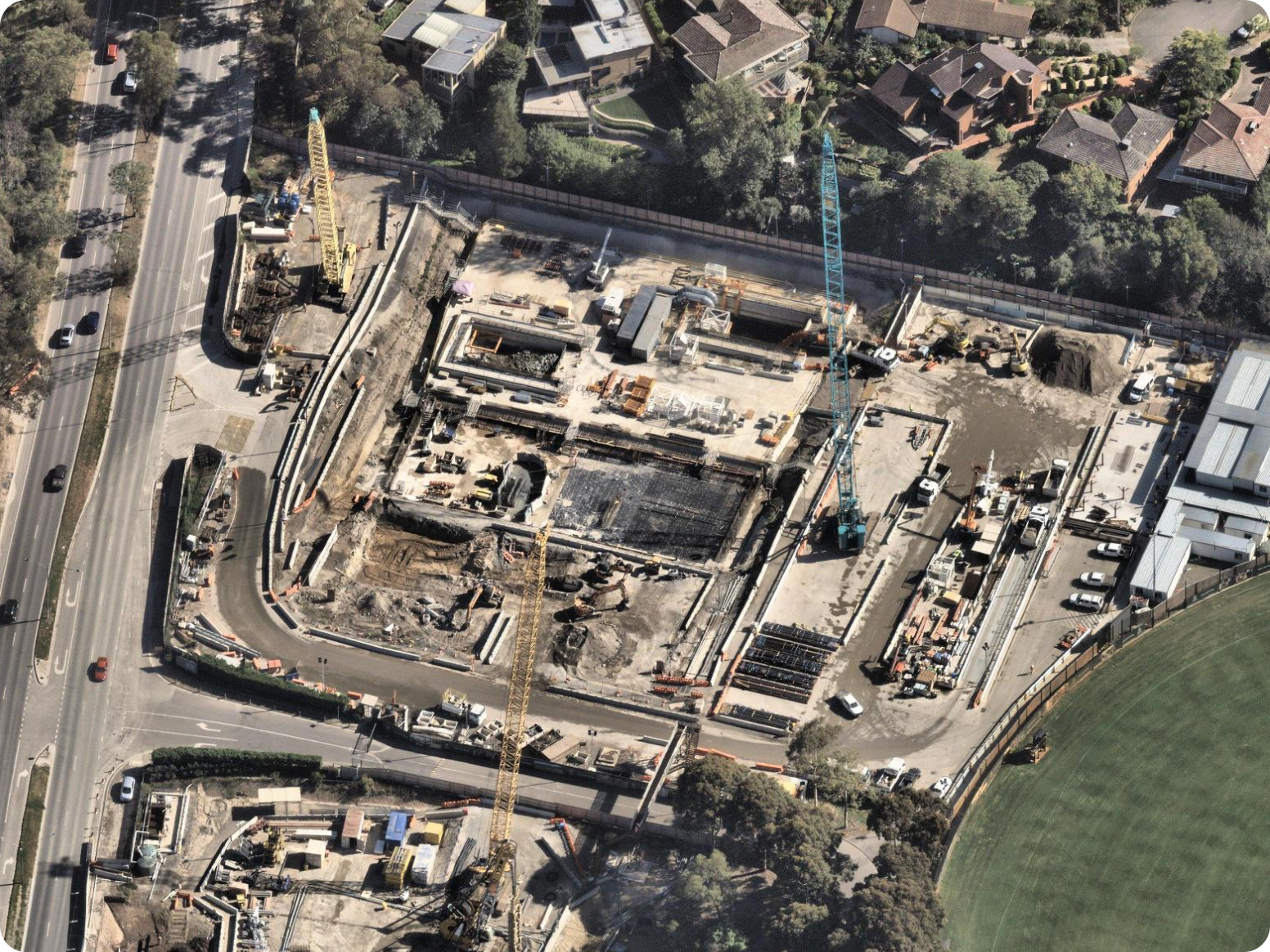 GIS in Construction | Aerial Construction Photography | Nearmap AU