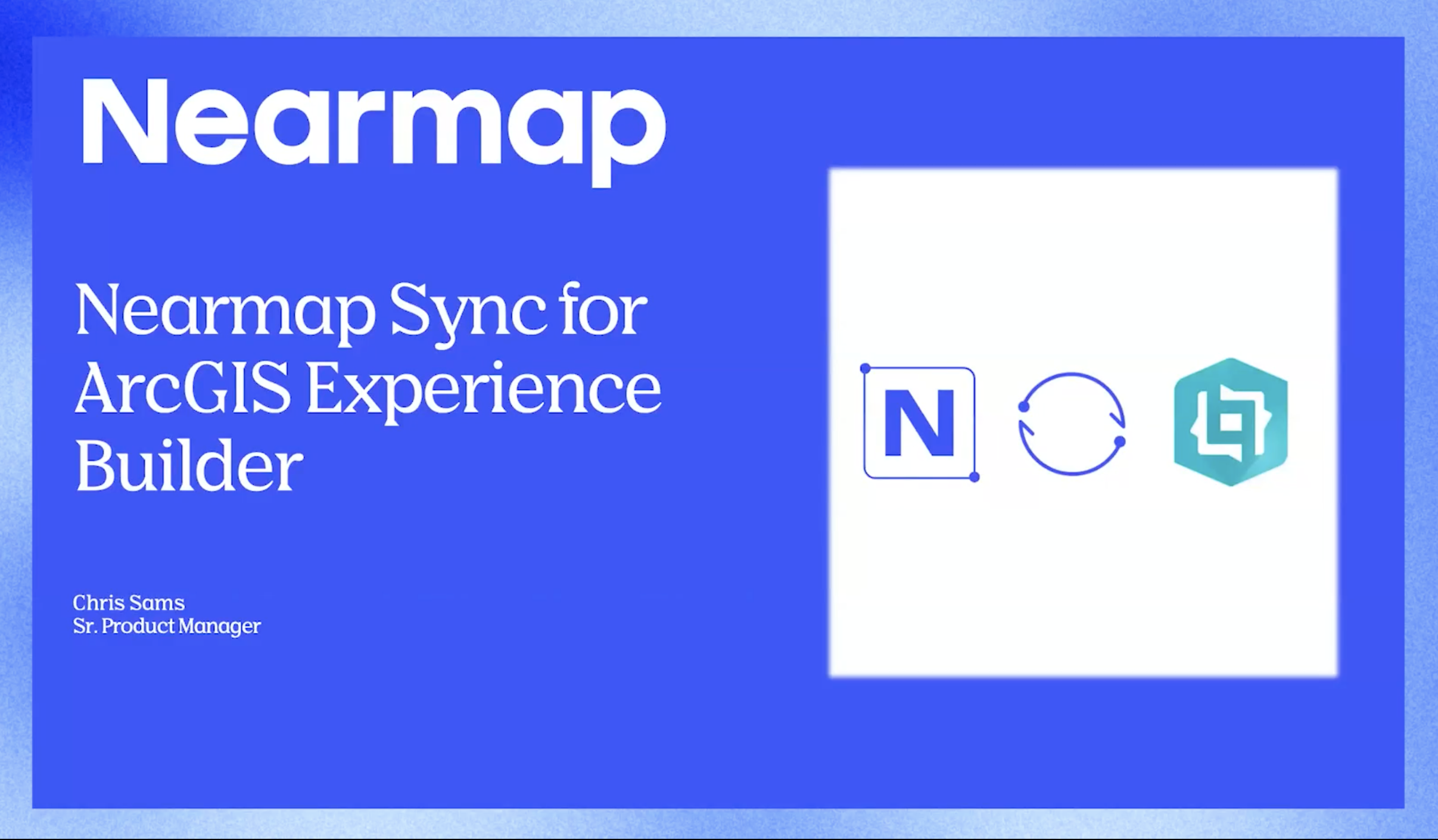 Nearmap Sync for ArcGIS Experience Builder | Nearmap