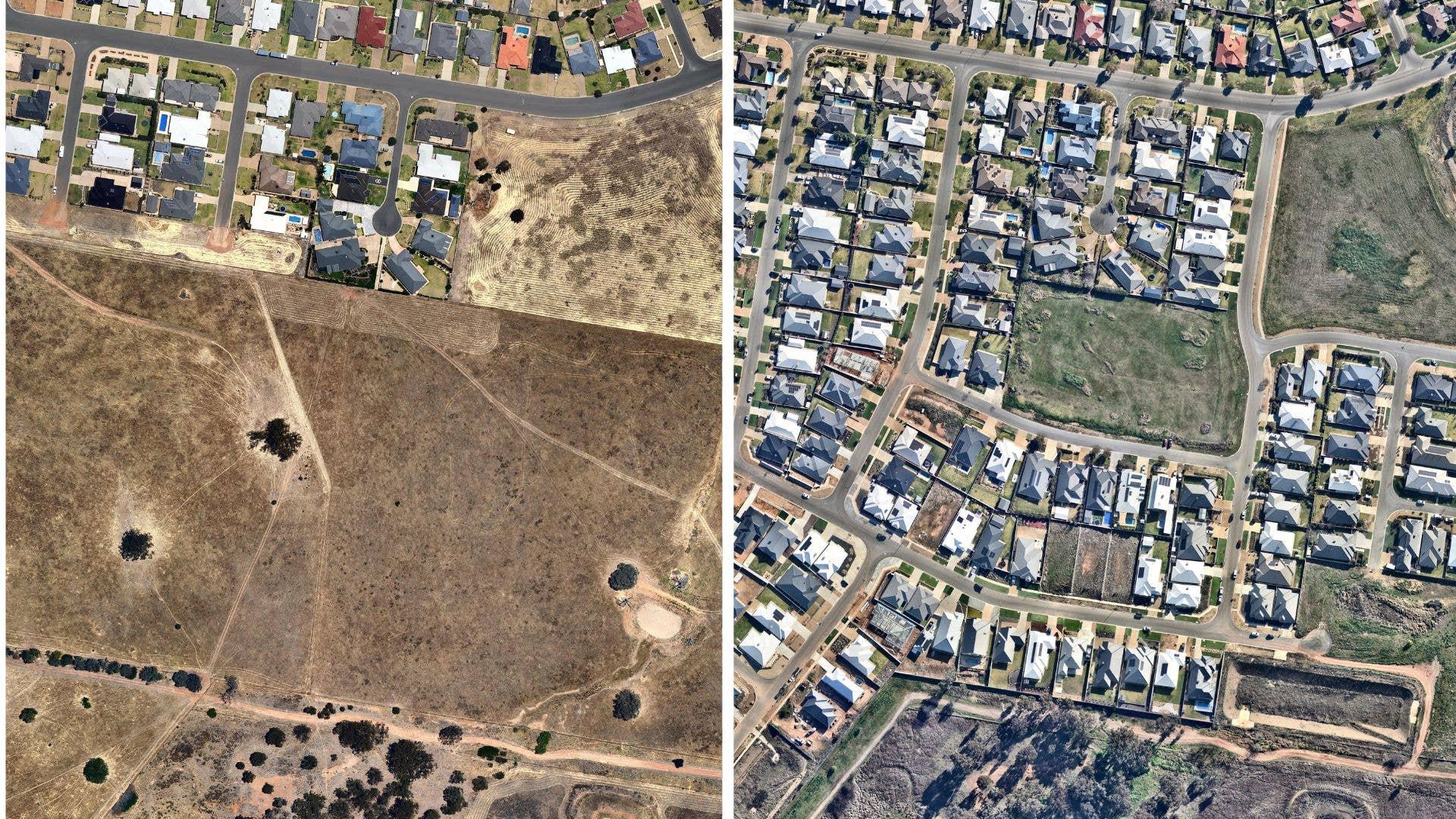 Regional aerial imagery reveals sprawling suburbs | Nearmap AU